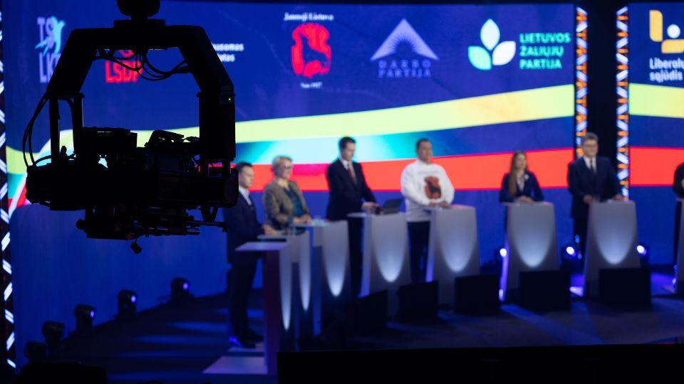 Przedwyborcza debata w TVP Wilno wśród kandydatów na mera Wilna ... Przedwyborcza debata w TVP Wilno wśród kandydatów na mera Wilna ...