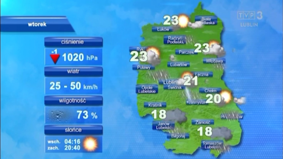 Prognoza pogody: 6 czerwca 2023