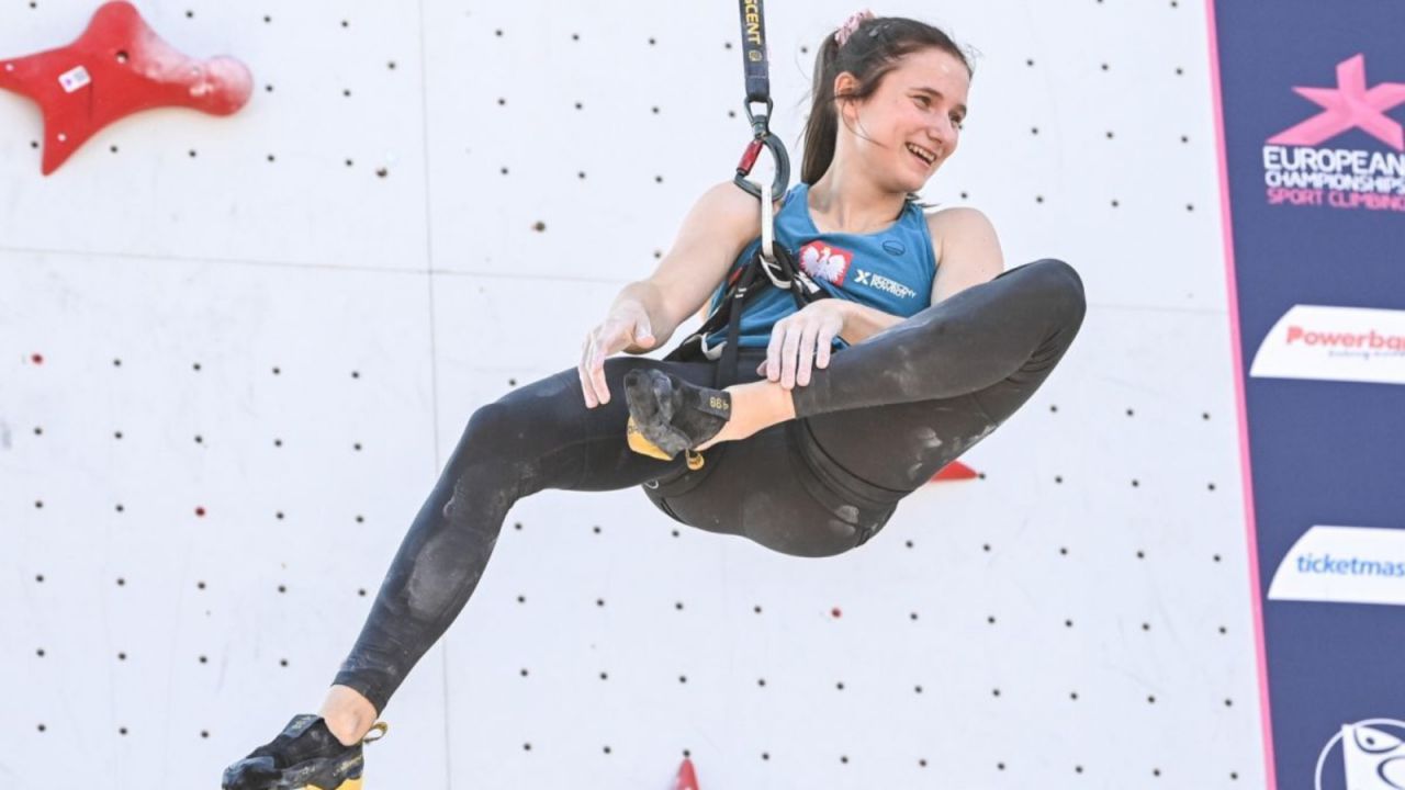 Aleksandra Kałucka z kwalifikacją olimpijską we wspinaczce na czas ...