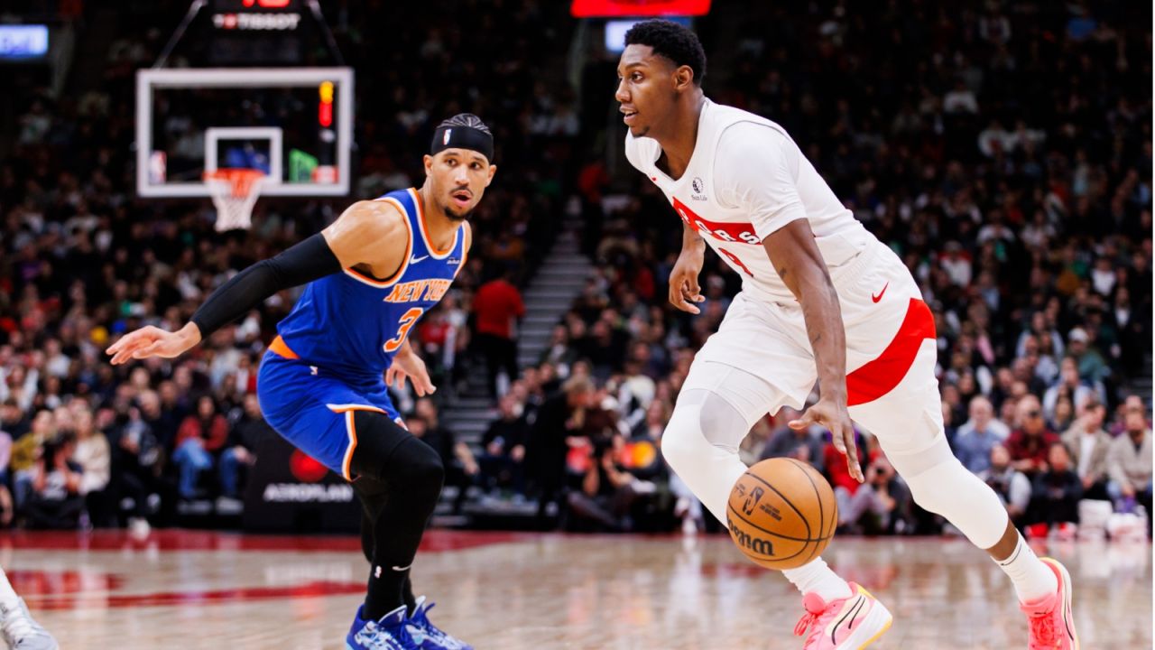 Liga NBA. Zwycięstwo New York Knicks w Toronto | TVP SPORT