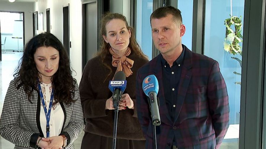 Maria Ejchart - wiceminister sprawiedliwości, odwiedziła Podkarpacie