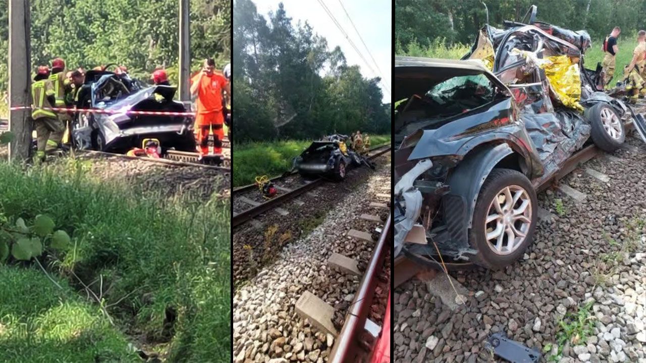 Wypadek na przejeździe kolejowym pod Poznaniem. Cztery osoby nie żyją. Tragedia w miejscowości ...