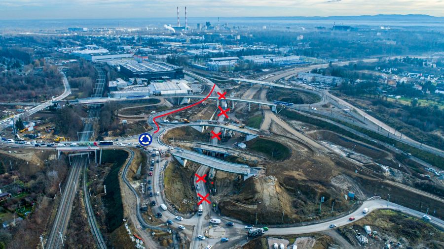 S7 w Krakowie: Zamknięcia i objazdy – sprawdź, co się zmienia!