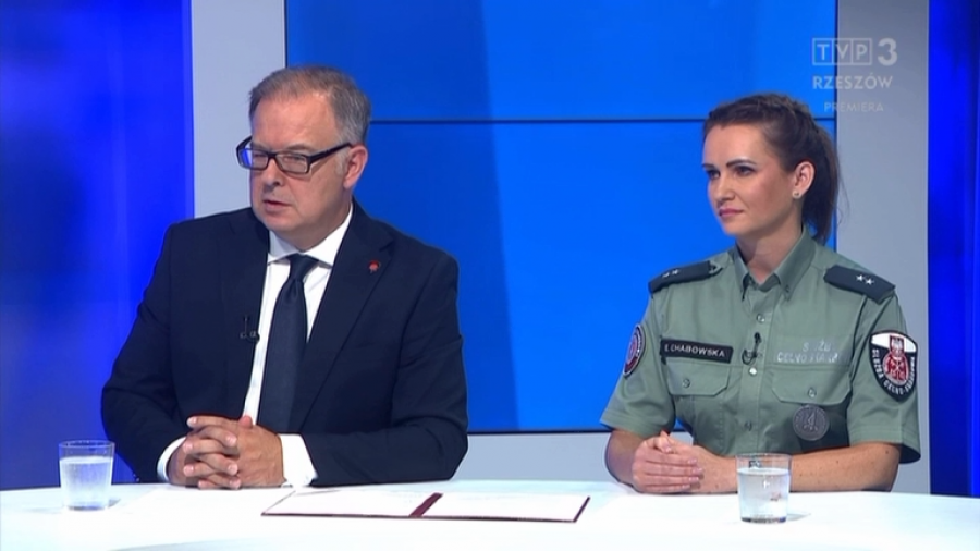 Gość TVP3 Rzeszów: Edyta Chabowska, Witold Mrozek - Izba Administracji ...