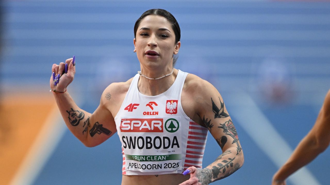 Lekkoatletyka. Halowe mistrzostwa Europy. Ewa Swoboda w finale biegu na 60 metrów | TVP SPORT