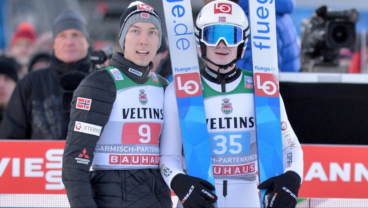 Puchar Świata w skokach. Reprezentacja Norwegii z Johannem Andre ...