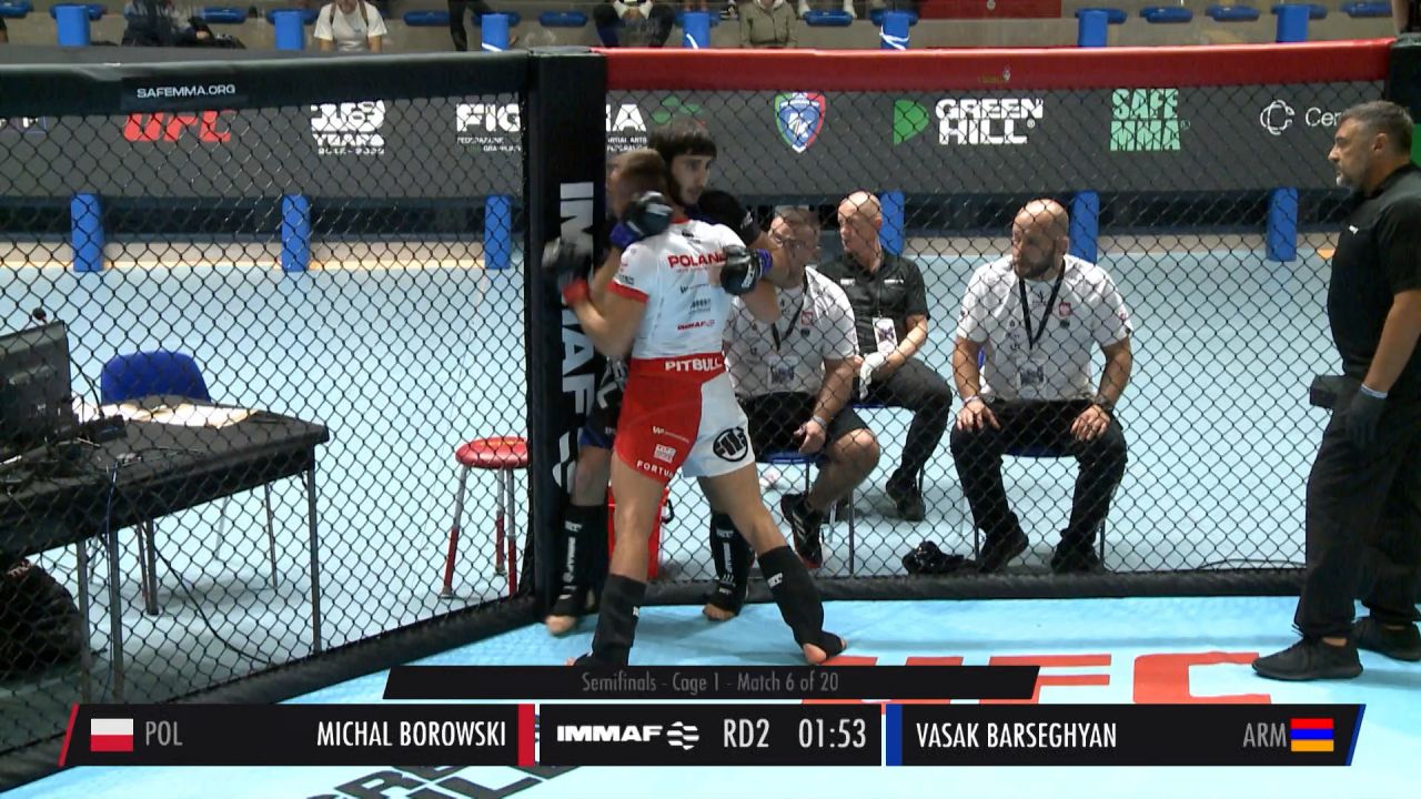 MMA, ME. Michał Borowski – Vasak Barseghyan [WALKA] | TVP SPORT