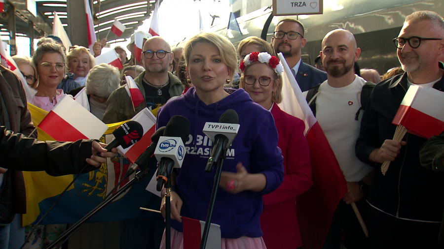 „Wielki Marsz Patriotów”. Zwolennicy Rafała Trzaskowskiego pojechali do stolicy