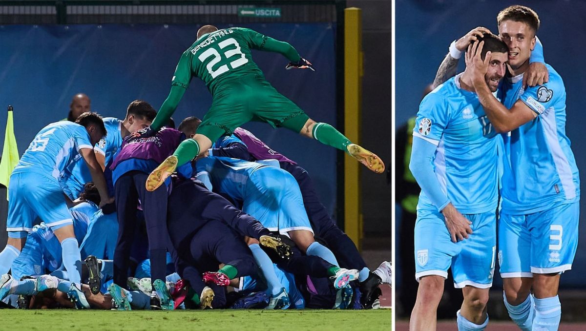 Piłka nożna. Eliminacje Euro 2024: San Marino po 16 meczach w końcu ...