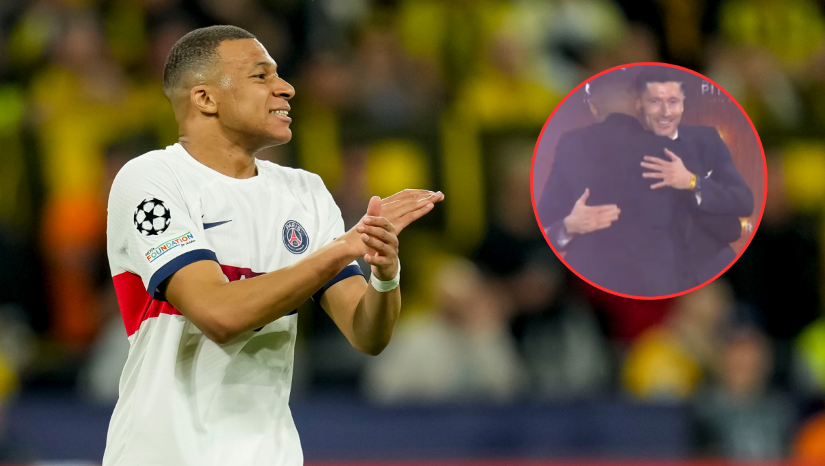 Mbappe otrzymał nagrodę z rąk Lewandowskiego! | TVP SPORT